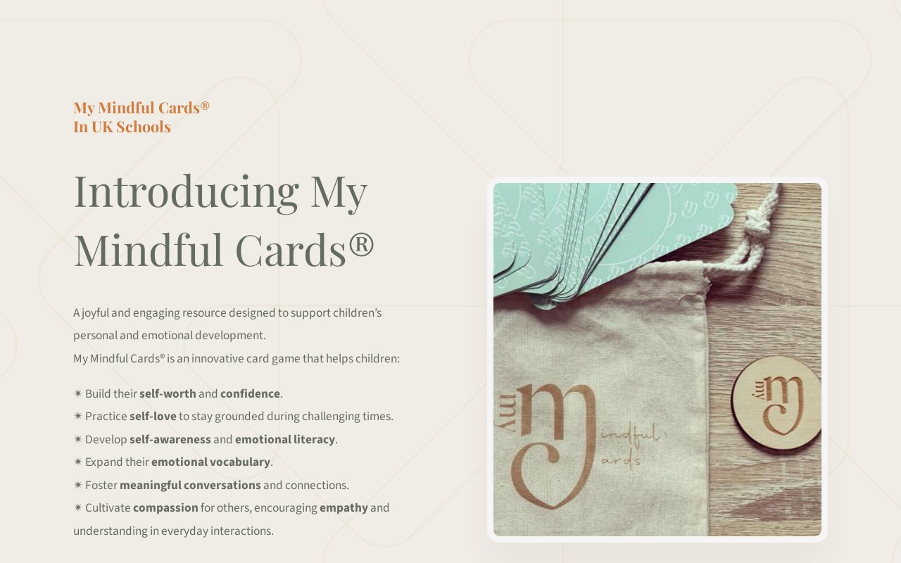 My Mindful Cards In Schools